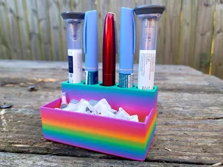 Insulin/Injection Pen Stand with Needle/Swab Box by The Broken Circle ...