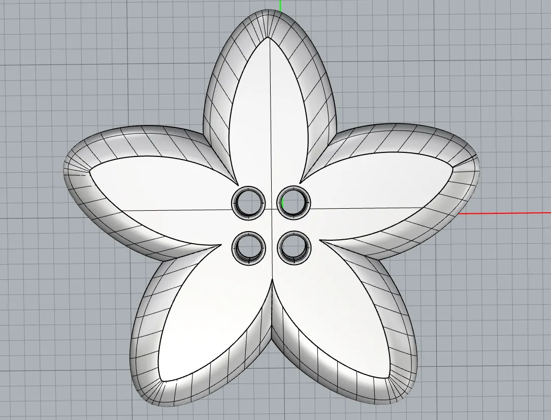 Starfish Button by PeteJ | Download free STL model | Printables.com