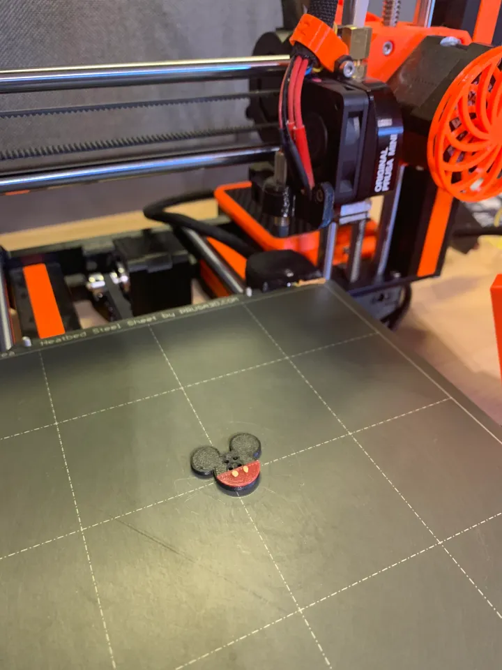 Mickey Mouse Shirt Button by CJ I. | Download free STL model ...
