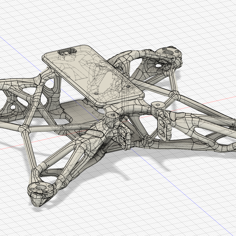 Project Synthara - Generative Design FPV Drone Frame 3.5 Inch by ...