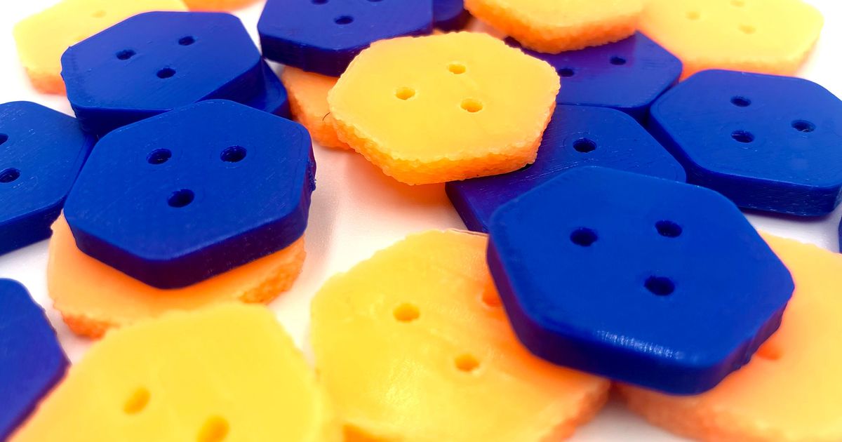 HexButton by kosteklvp | Download free STL model | Printables.com