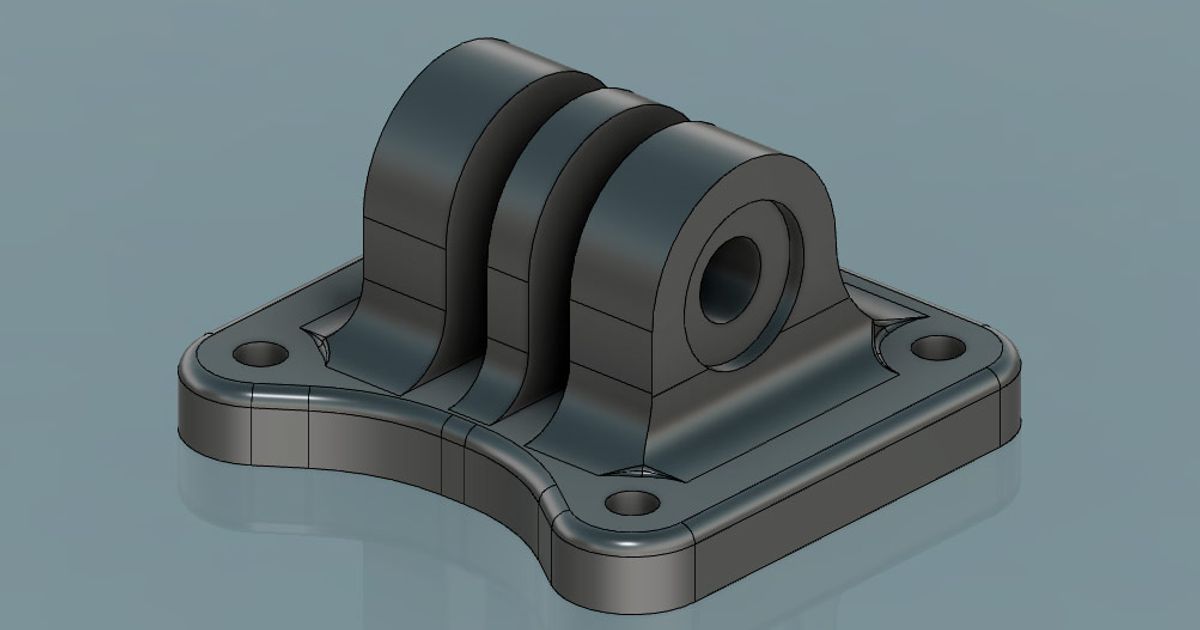 FPVCycle / Hyperlite Glide GoPro Mounting Adjustable Base by Martin ...