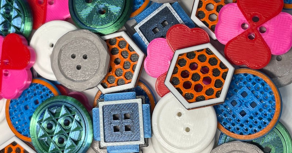 Button Collection designed in PrusaSlicer (yes, inside the Slicer) by ...