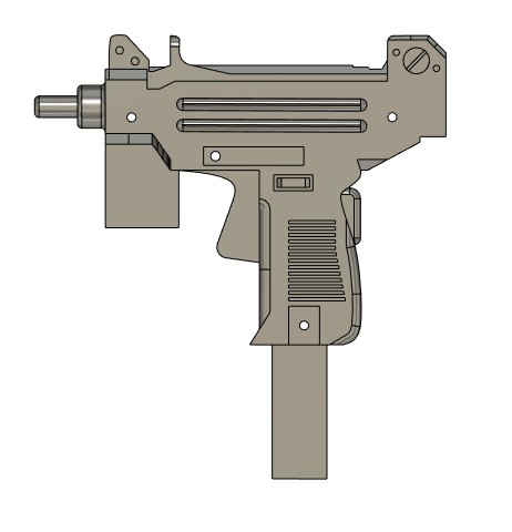 UZI SPRAY GUN by DaminWood | Download free STL model | Printables.com