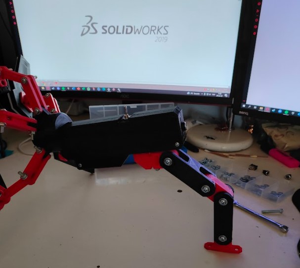 Desk stranding wall mount & short arms by Sperd | Download free STL ...
