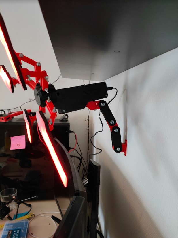Desk stranding wall mount & short arms by Sperd | Download free STL ...
