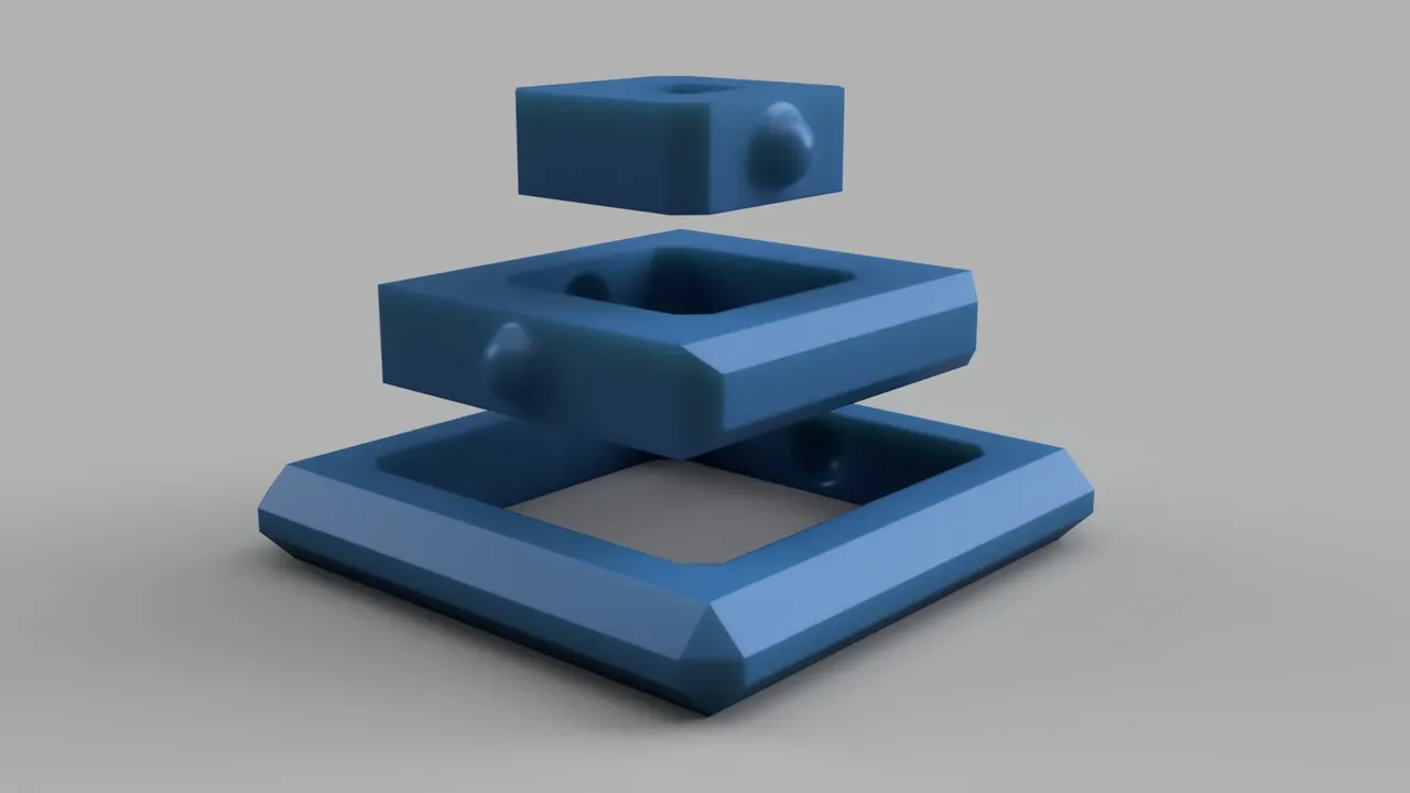 Rotating Squares Fidget by TomoDesigns | Download free STL model ...