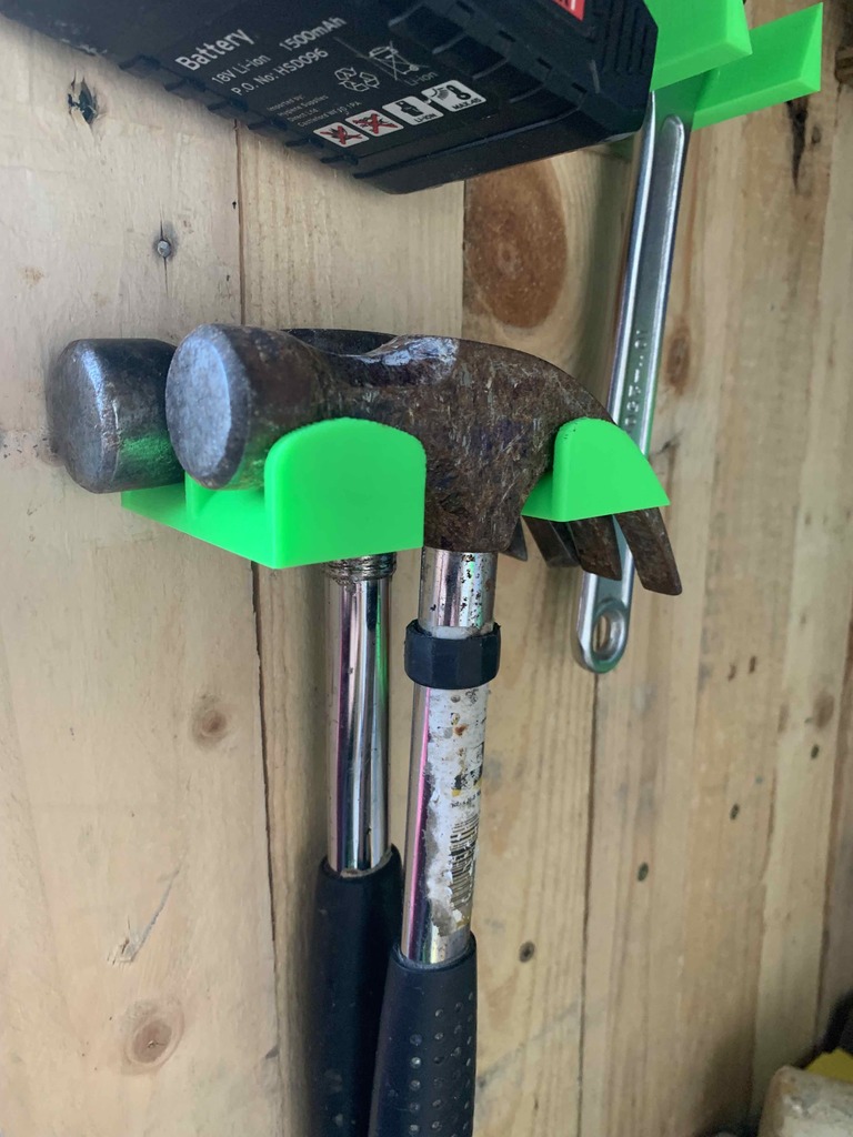 Double Hammer holder by Sleepyhead | Download free STL model ...