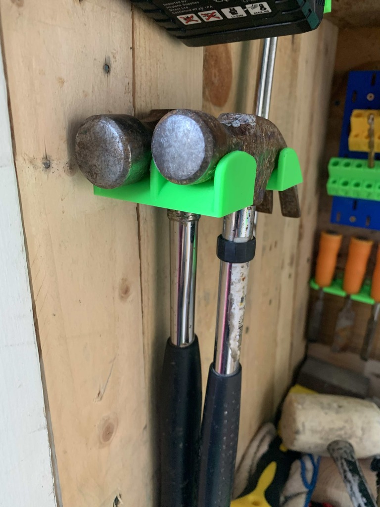 Double Hammer holder by Sleepyhead | Download free STL model ...