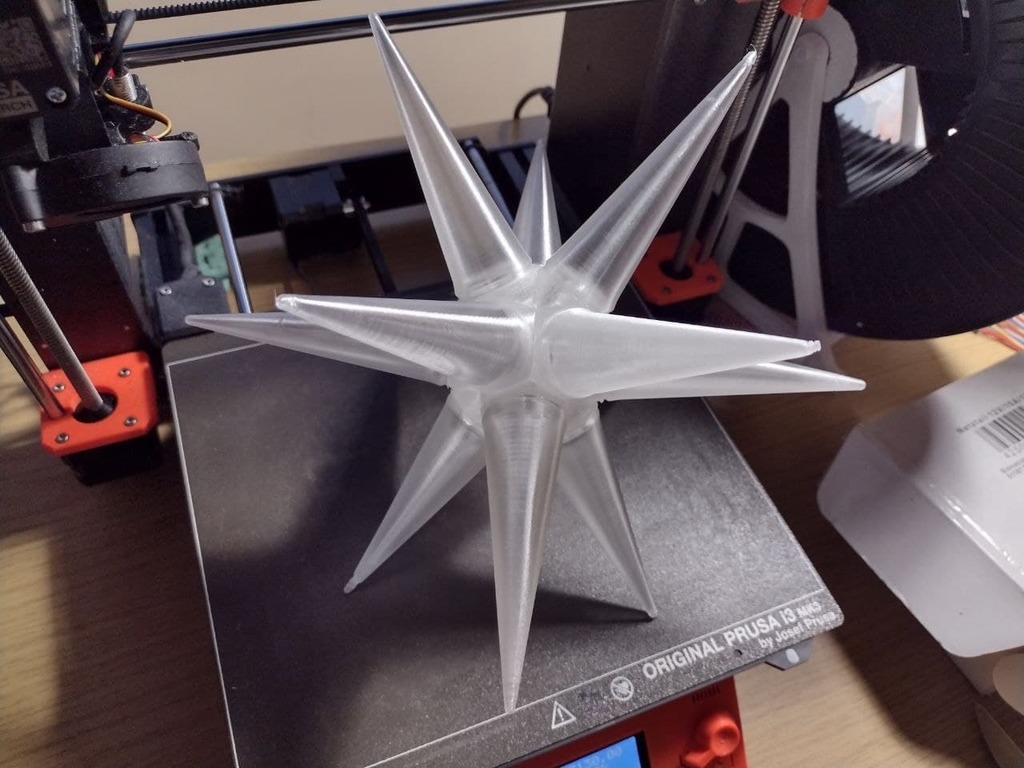 12pointed-star-with-cones by Jürgen Weigert | Download free STL model ...