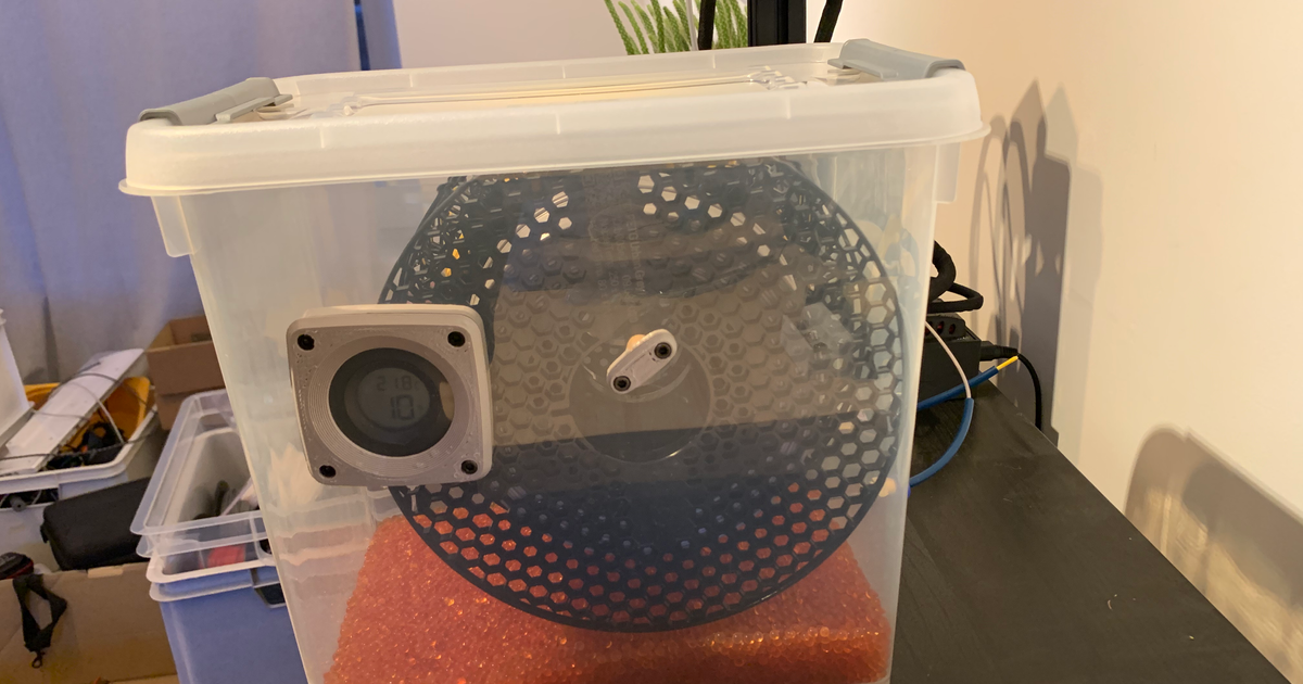 Drybox Humidity Sensor & Rod Mount (metric) by Sam | Download free STL ...