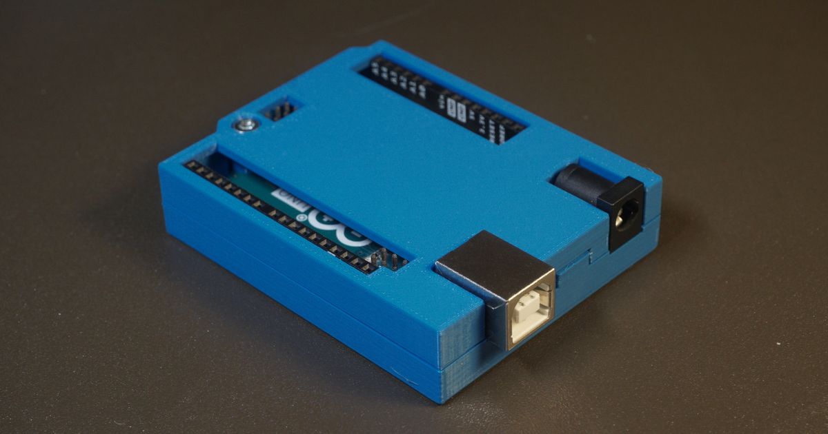 Arduino Case Por Kazik Descargar Modelo Stl Gratuito