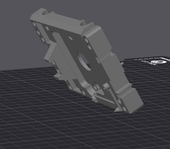 Custom Front Tool-Head Carrier Plate for Qidi Plus 4 by stew675 ...