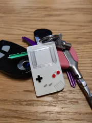 Game Boy Keychain by Calin | Download free STL model | Printables.com
