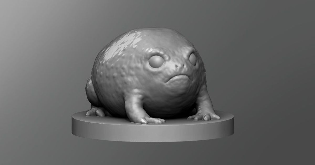 Desert Rain Frog by Schlossbauer | Download free STL model | Printables.com