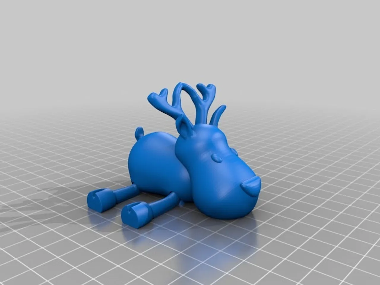 Small Jointed Reindeer by Shira | Download free STL model | Printables.com