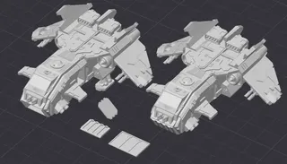 DOW (40k) Space Marine TANKS! by Modest | Download free STL model ...