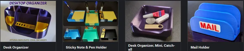 Small Desk Organizer by JPM Designs | Download free STL model ...