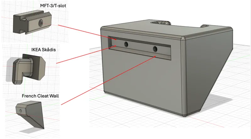 Viking Arm Holder - Multimount by MP makes | Download free STL model ...