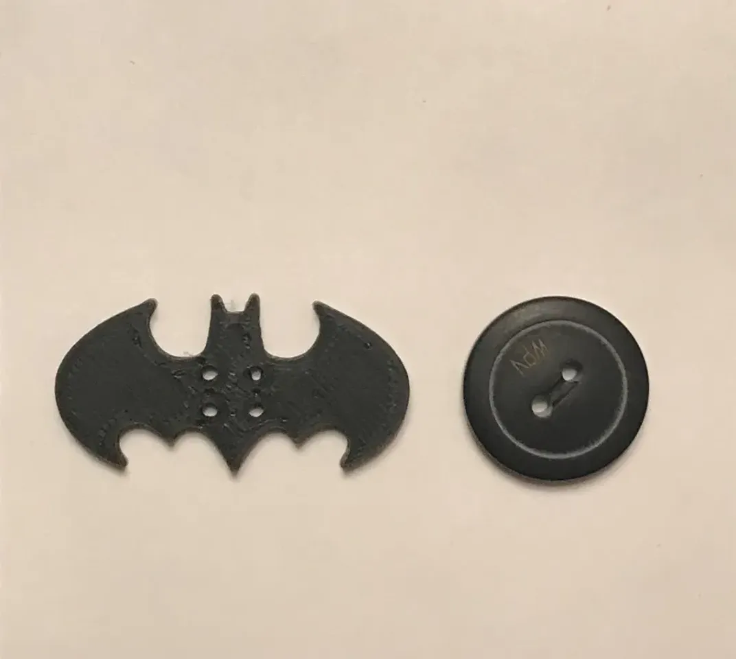 Batton - Batman Button by ObiWanJabroni | Download free STL model ...