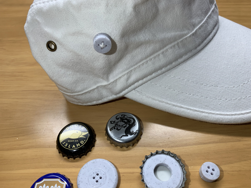 Beer Bottle Cap Button by takarocks | Download free STL model ...