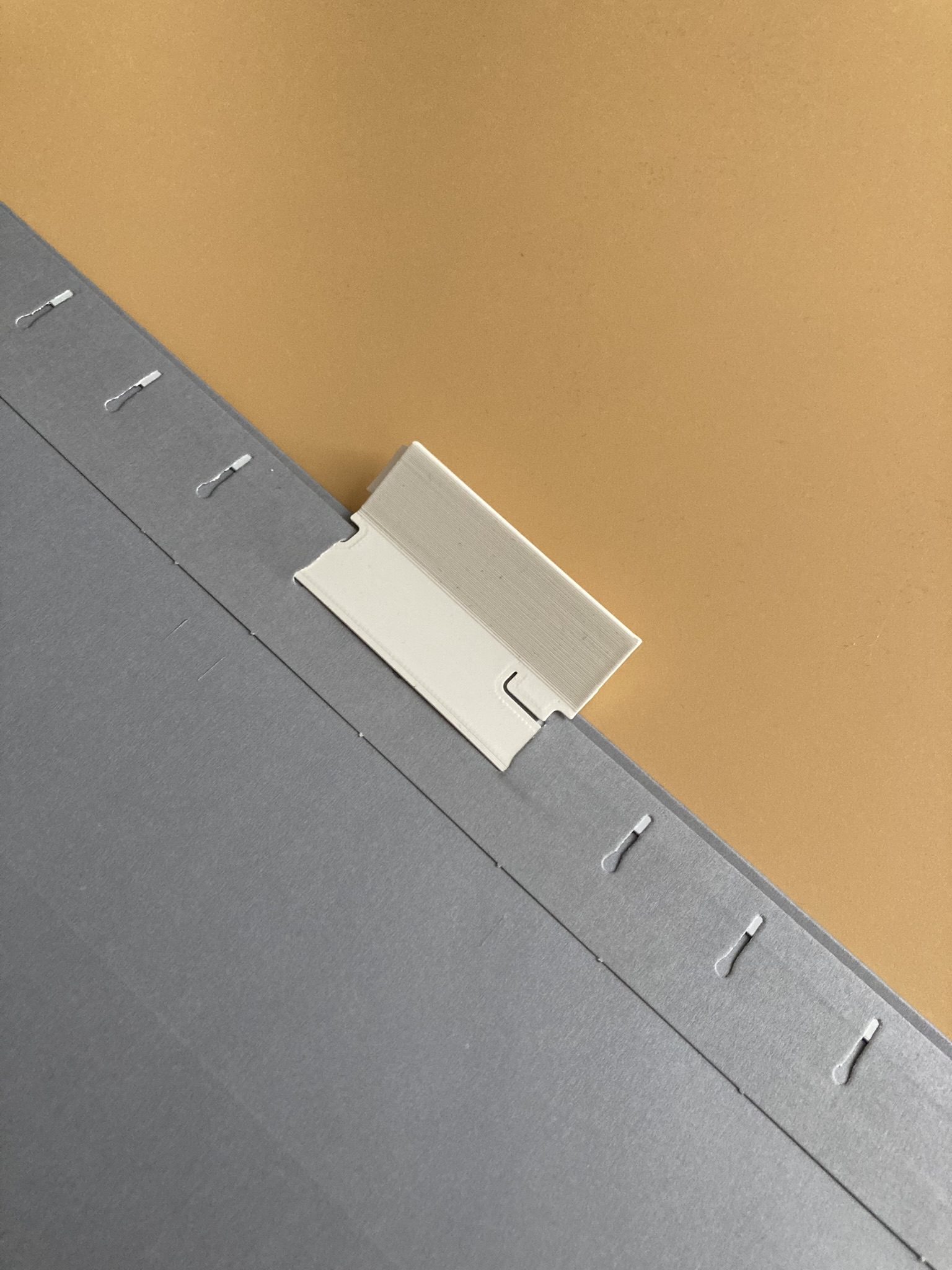 Hanging file label holder by Brasa | Download free STL model ...