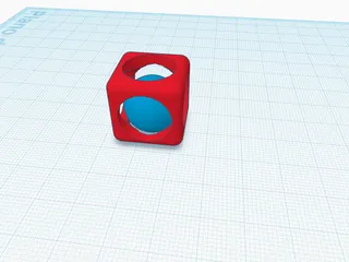 cube with ball by Alesna33 | Download free STL model | Printables.com