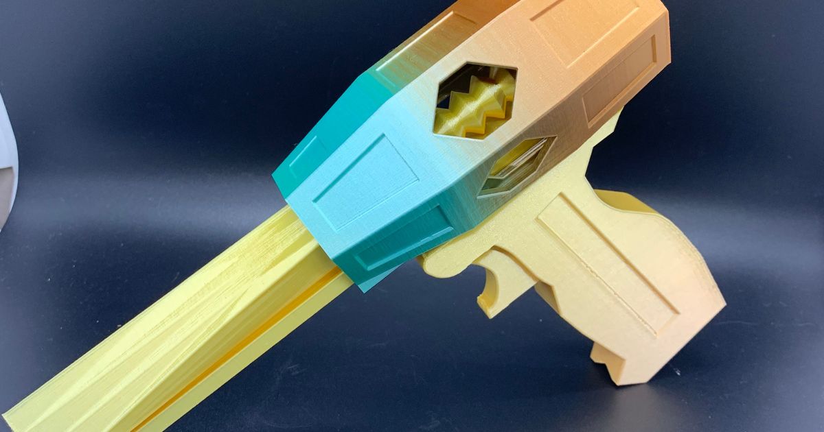 Energy Blaster (3 piece version) by k.makesstuff | Download free STL ...