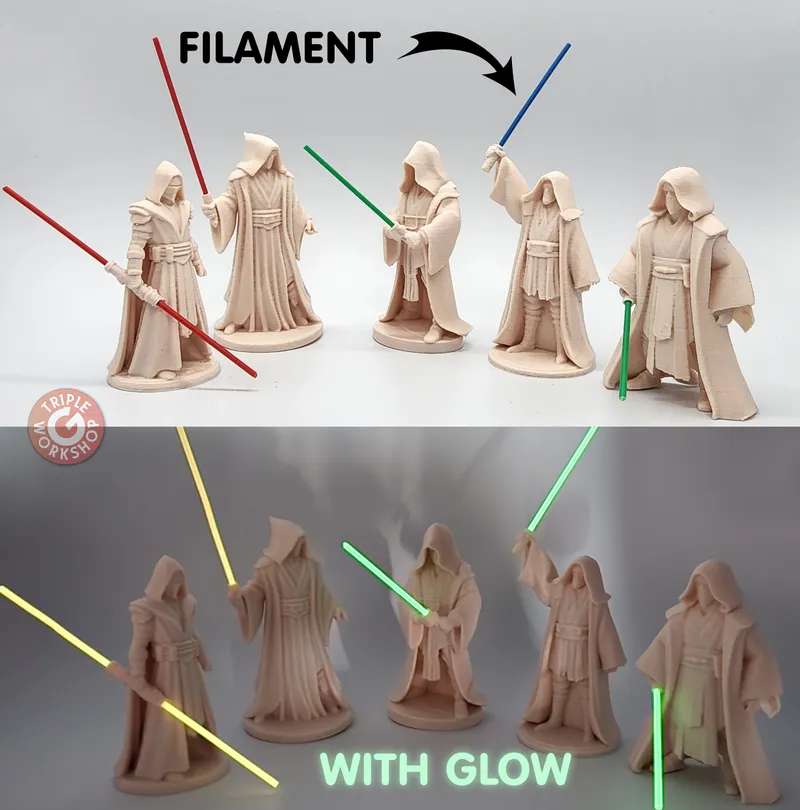 Female Sith Miniature w/Filament Lightsaber by Triple G Workshop ...