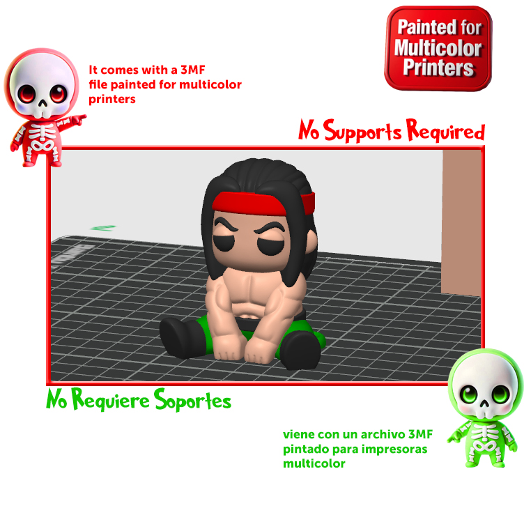 Rambo by La.Calavera.STL | Download free STL model | Printables.com