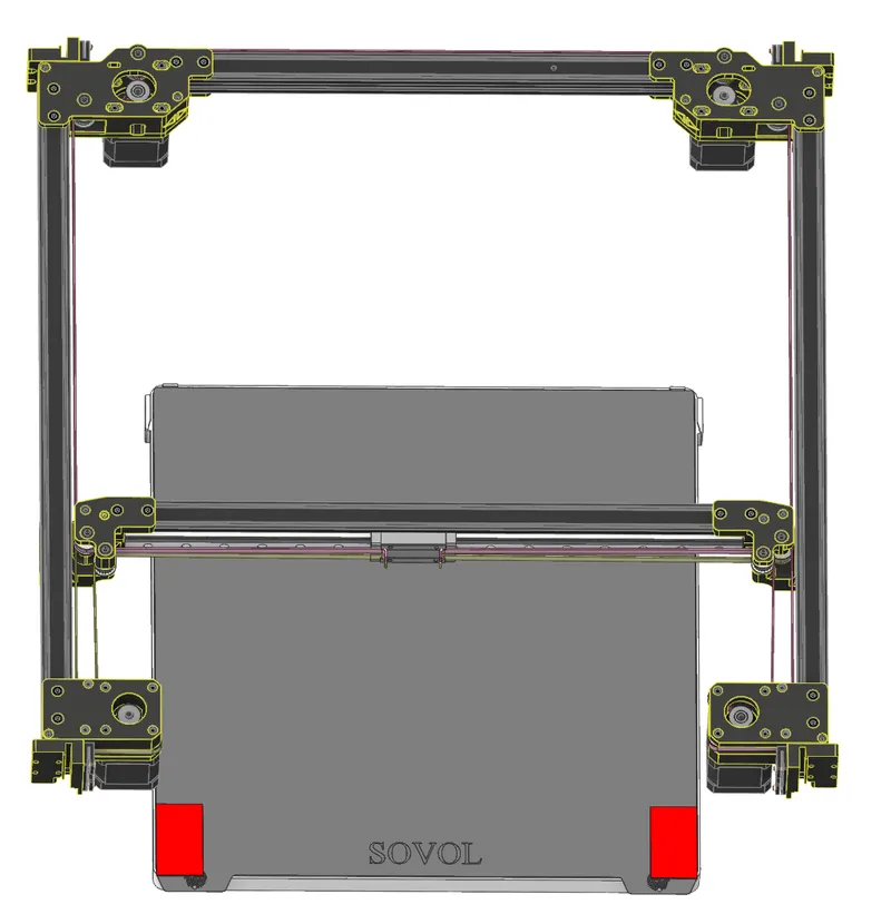 All-Wheel Drive (AWD) Mod for Sovol SV08 3D Printer by Nadir @ CN3D ...