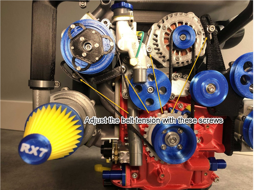 MAZDA RX7 (27/27) / Belts add-on by dancan13f | Download free STL model ...