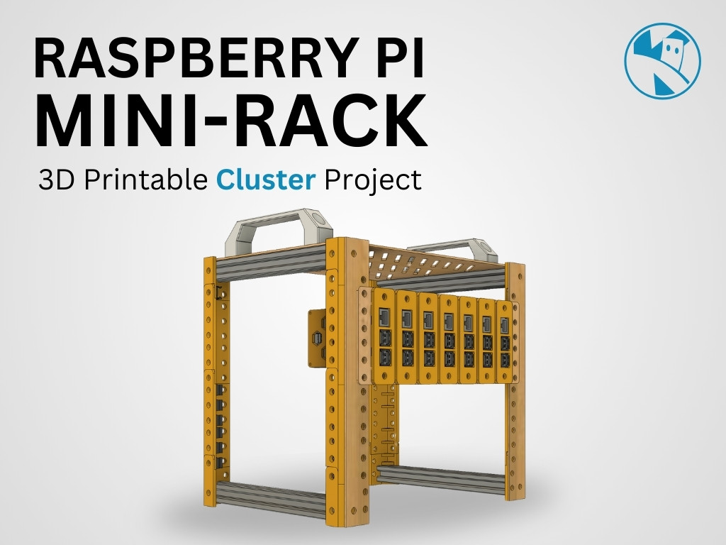 10" Mini-Rack for Raspberry Pi by Kevin McAleer | Download free STL ...