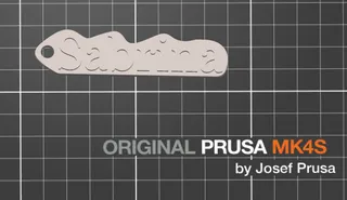 John nametag keychain by DomR | Download free STL model | Printables.com
