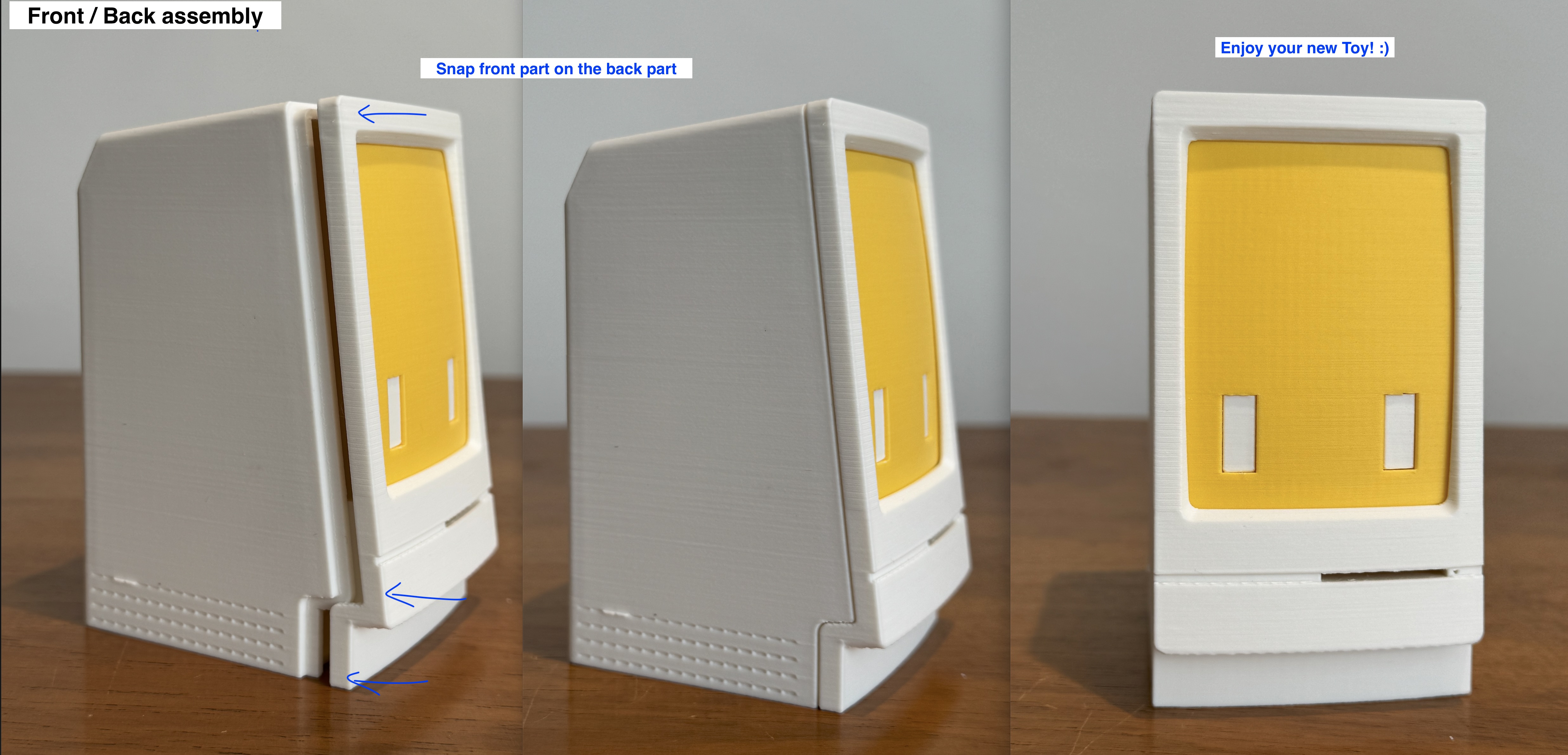 Macintosh Classic 2 Designer Toy by louisdedecker | Download free STL ...