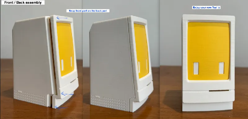 Macintosh Classic 2 Designer Toy by louisdedecker | Download free STL ...