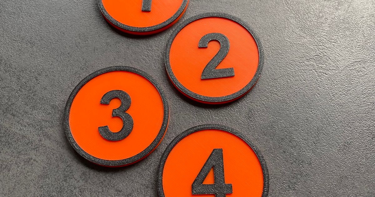 Chip number by MarS | Download free STL model | Printables.com