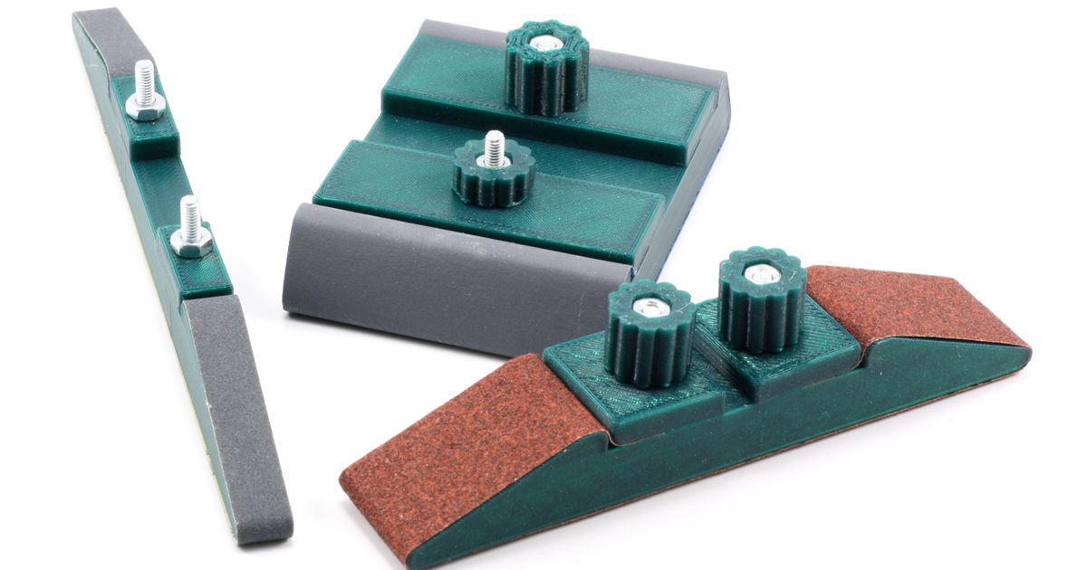 Sanding Block (parametric) von Pavel Rampas | Kostenloses STL-Modell ...