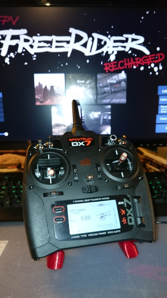 TX Spektrum DX7 stand for FPV Freerider by MrMPod | Download free STL ...