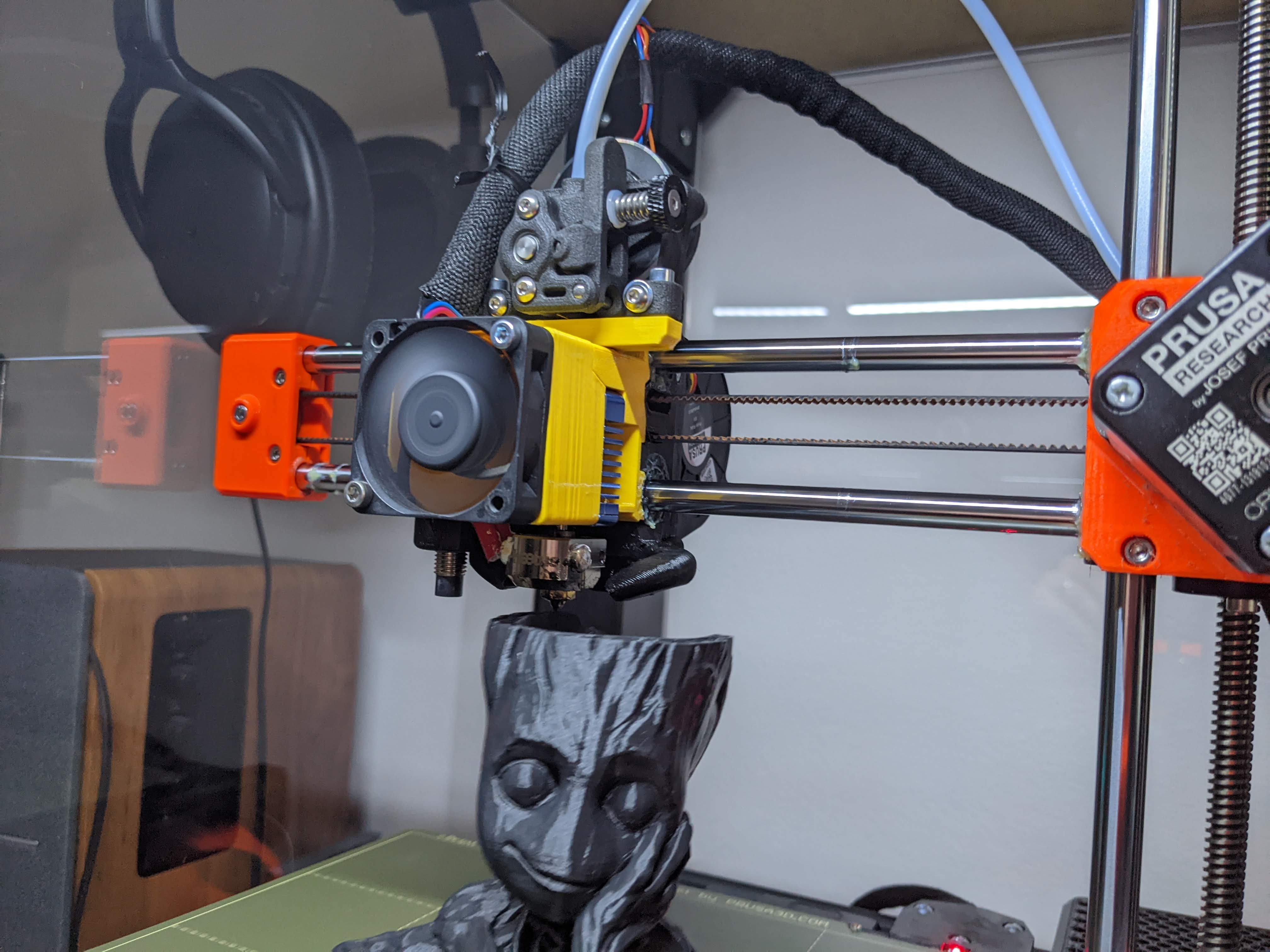 Modular mount Prusa Mini Phaetus Dragon BMS Hotend and Sherpa extruder ...