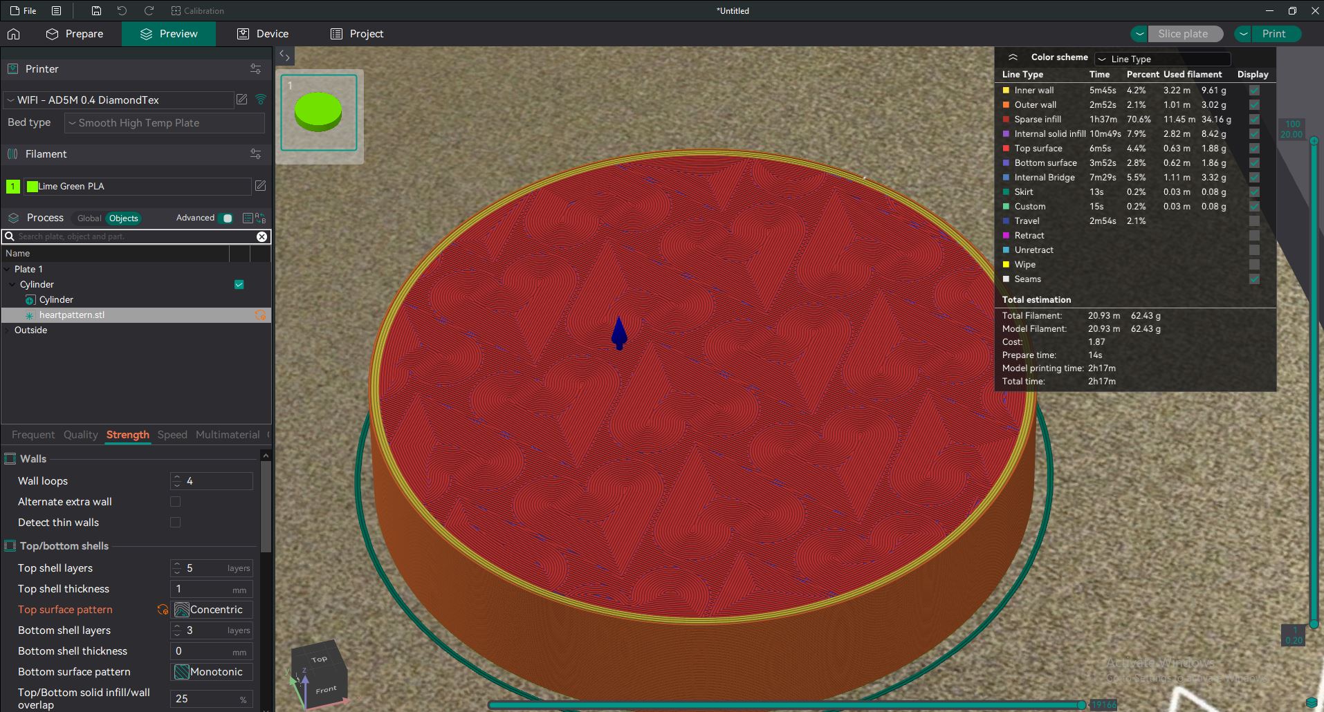 Finished Surface Pattern (Works for Top/Bottom) by Tonedeaf | Download free STL model ...