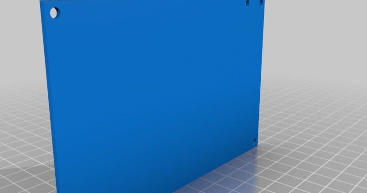 Anycubic Trigorilla Board Template by Sir Ged | Download free STL model ...