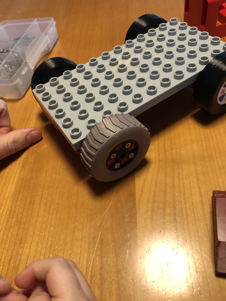 LEGO Duplo compatible wheel with roller bearing by Jens83 | Download ...