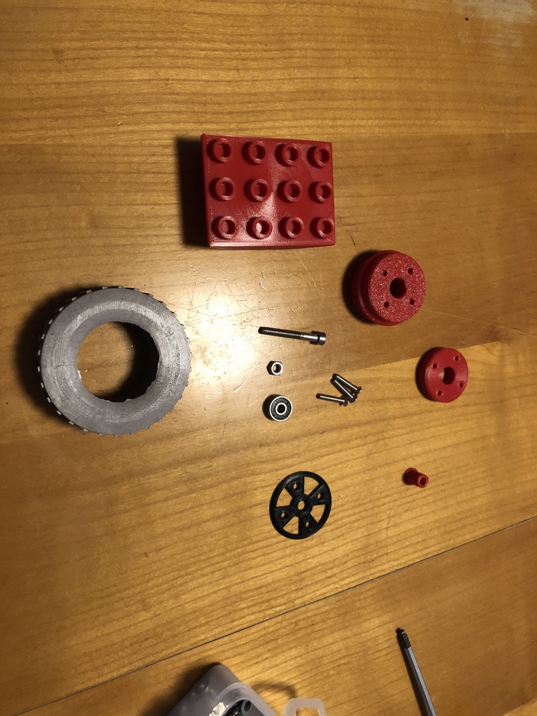 LEGO Duplo compatible wheel with roller bearing by Jens83 | Download ...