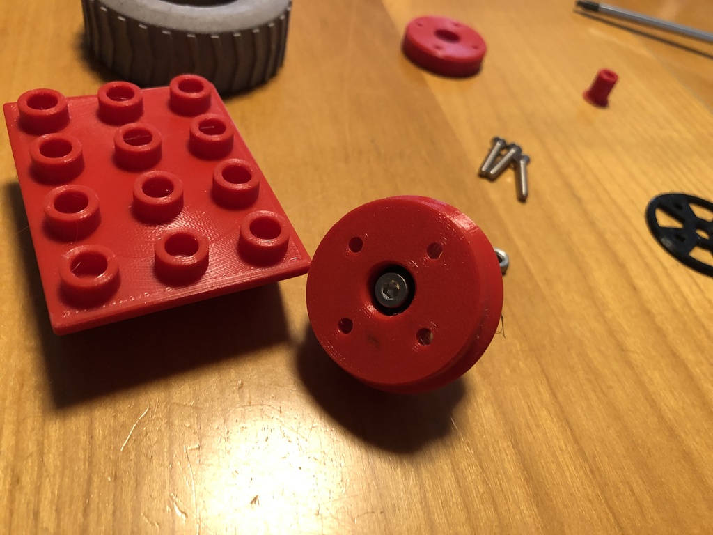 LEGO Duplo compatible wheel with roller bearing by Jens83 | Download ...