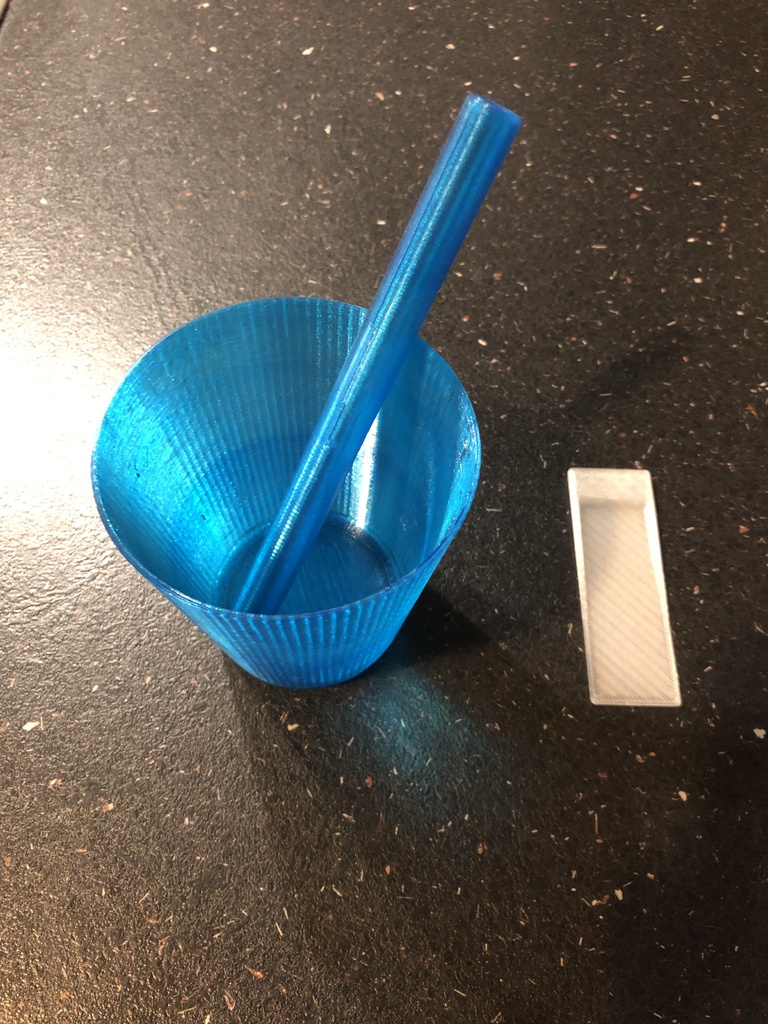 Mixing cup, rod and spatula by Jens83 | Download free STL model ...