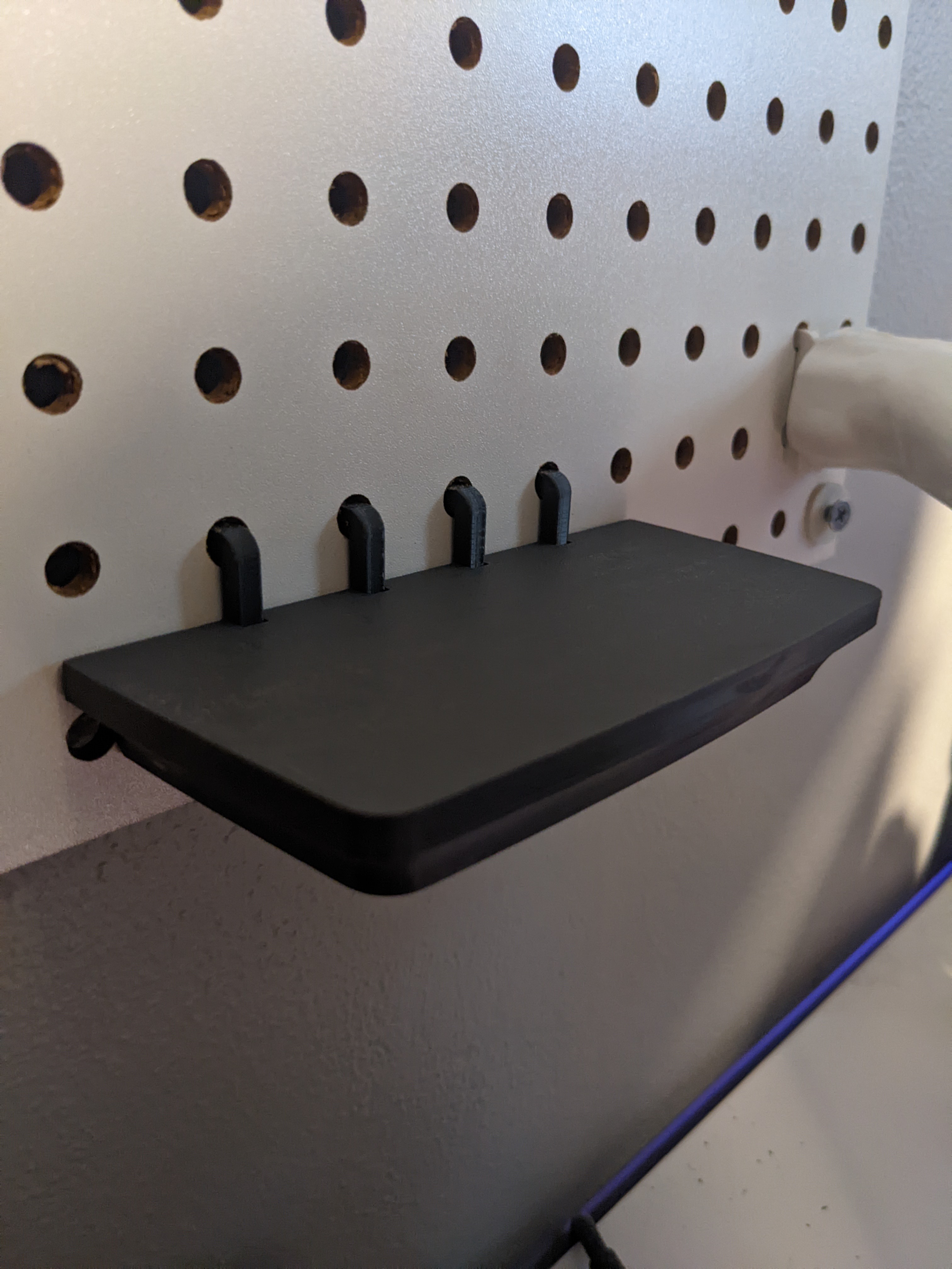 Secret Shelf - Pegboard Remix by slayernine | Download free STL model ...