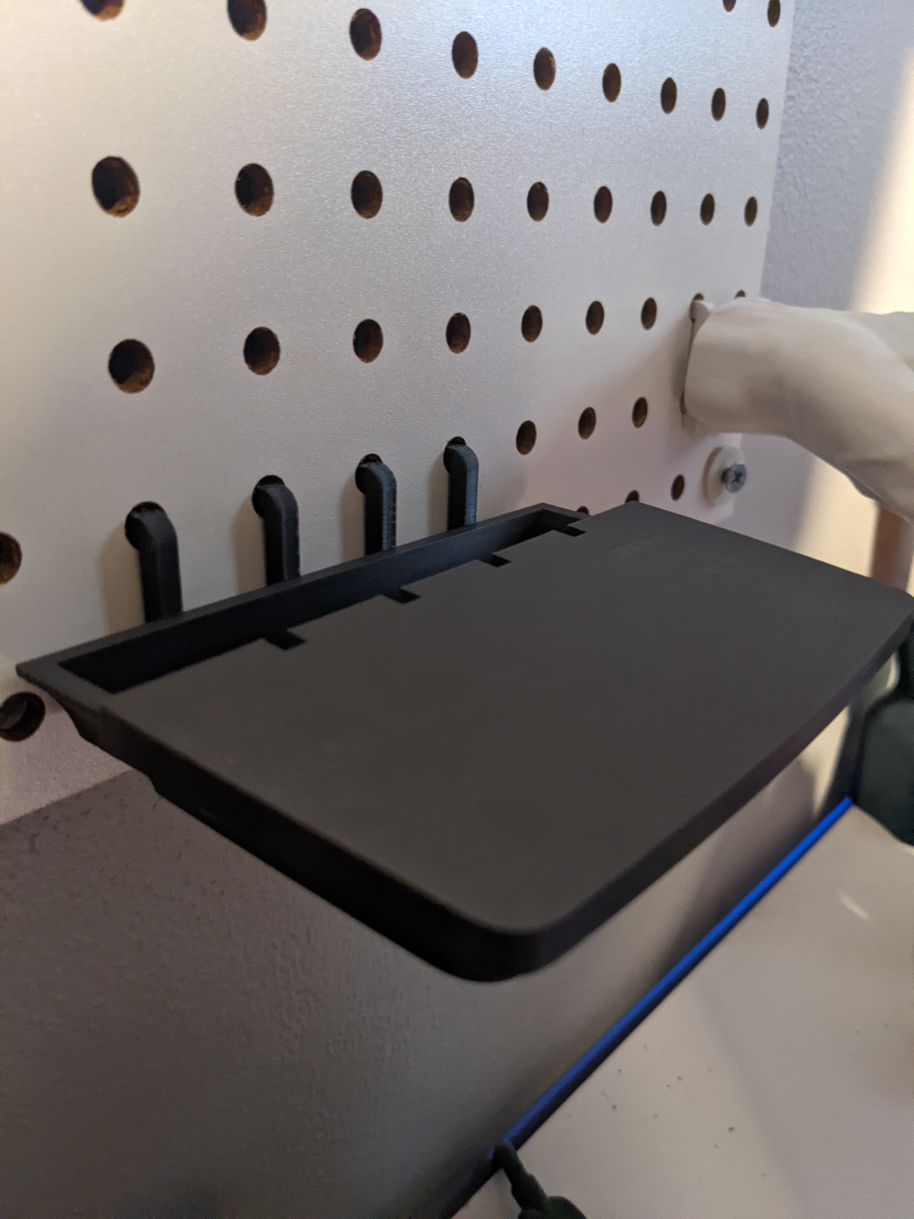 Secret Shelf - Pegboard Remix by slayernine | Download free STL model ...