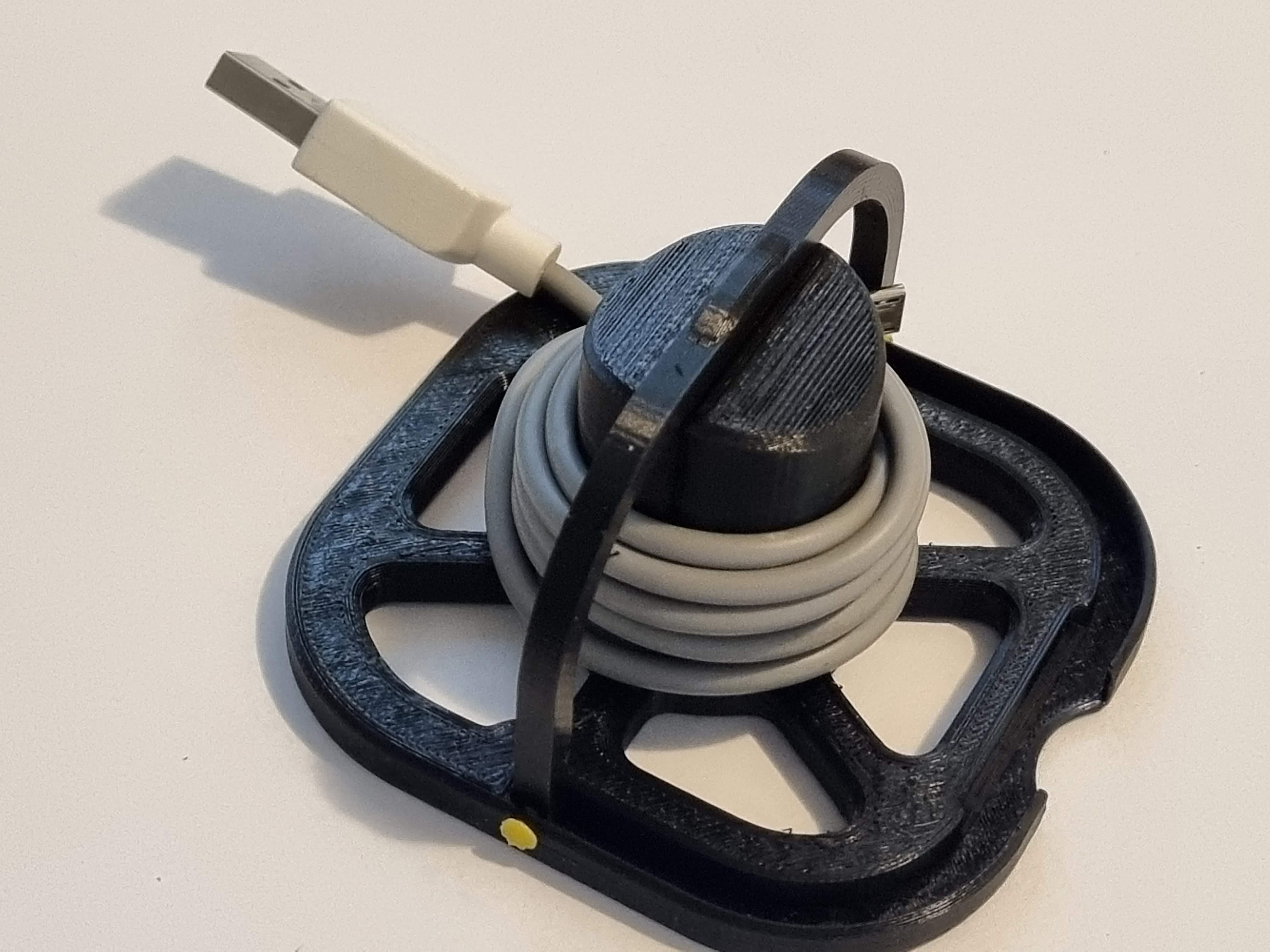 Cable spool with filament hinge by AlexMu | Download free STL model ...