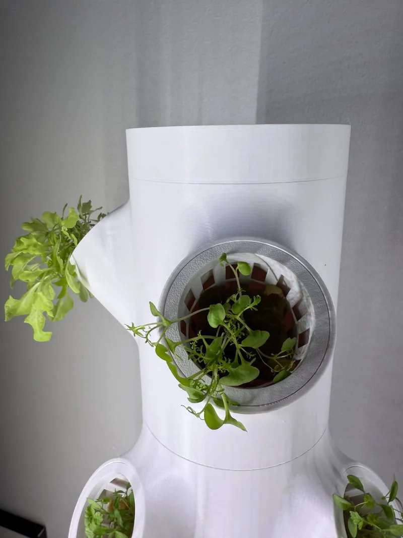 smart modular hydroponic tower by pmdroid | Download free STL model ...